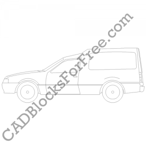 Mitsubishi Montero | Free AutoCAD block in DWG