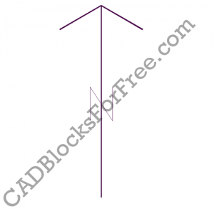 North Arrow | Free AutoCAD block in DWG