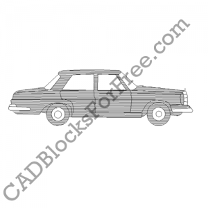 Mitsubishi Lancer | Free AutoCAD block in DWG