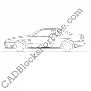 Mercedes Benz | Free AutoCAD block in DWG