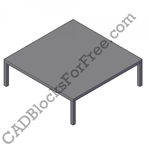Coffee Table | Free AutoCAD block in DWG