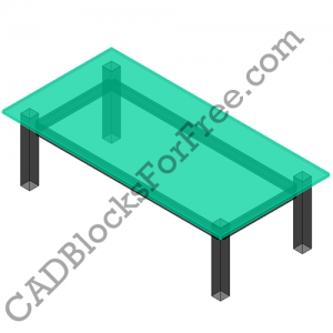 Coffee Table | Free AutoCAD block in DWG