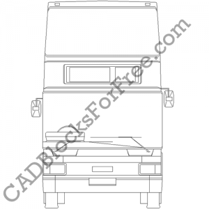 Bus | Free AutoCAD block in DWG