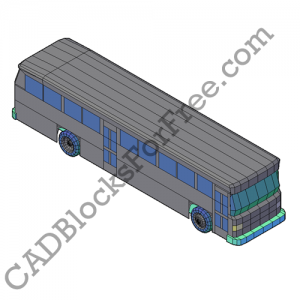 School Bus | Free AutoCAD block in DWG