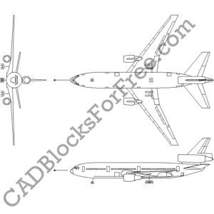 Airbus A320 | Free AutoCAD block in DWG