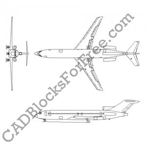 F-22 Raptor | Free AutoCAD block in DWG