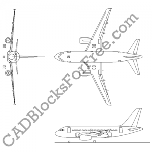 Glider | Free AutoCAD block in DWG