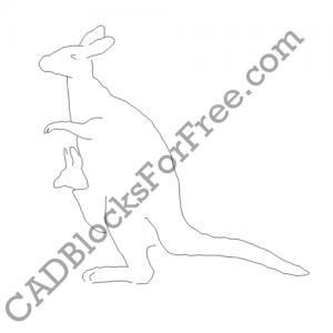 Cat | Free AutoCAD block in DWG
