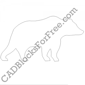 Cat | Free AutoCAD block in DWG