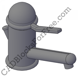 Bath Taps | Free AutoCAD block in DWG