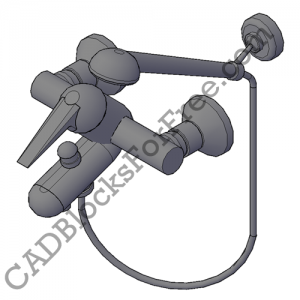 Shower Mixer | Free AutoCAD block in DWG