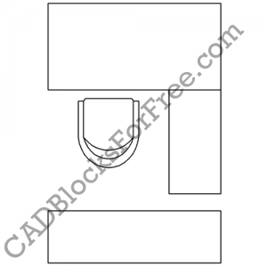 Coffee Table with Chairs | Free AutoCAD block in DWG