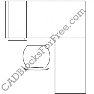 Coffee Tables with Chairs and Sofas | Free AutoCAD block in DWG