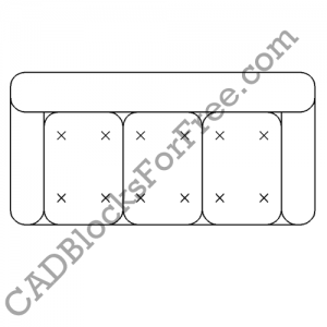 Folding Chair | Free AutoCAD block in DWG