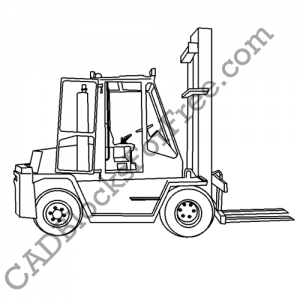 Tractor | Free AutoCAD block in DWG