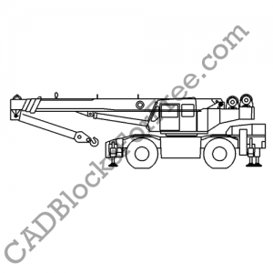 Concrete Pump | Free AutoCAD block in DWG