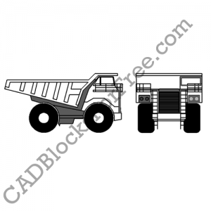Tracked Mini Excavator | Free AutoCAD block in DWG