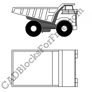 Tracked Bulldozer | Free AutoCAD block in DWG