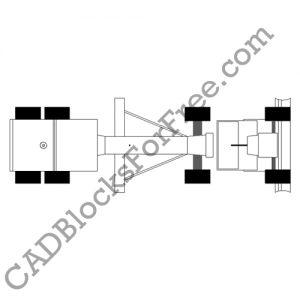 Tractor | Free AutoCAD block in DWG