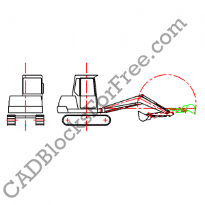 Tractor | Free AutoCAD block in DWG