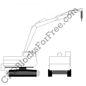 Concrete Pump | Free AutoCAD block in DWG