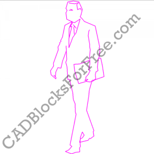 Man | Free AutoCAD block in DWG