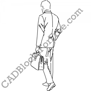Man | Free AutoCAD block in DWG