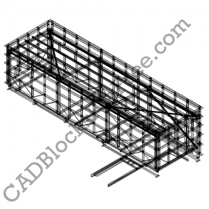 Steelwork Arrangement | Free AutoCAD block in DWG