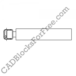 Tanker Truck Rigid | Free AutoCAD block in DWG