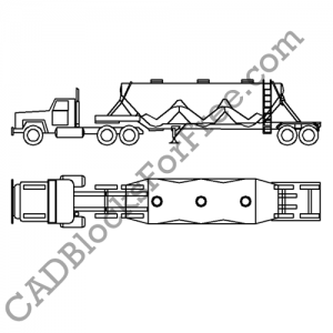 Pick Up Truck | Free AutoCAD block in DWG