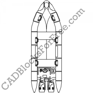 Boat | Free AutoCAD block in DWG