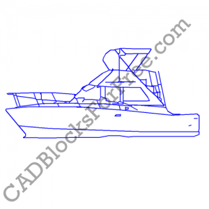 Boat | Free AutoCAD block in DWG