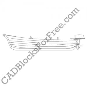 Pontoon | Free AutoCAD block in DWG