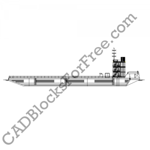 Battleship | Free AutoCAD block in DWG