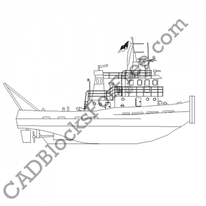 Boat | Free AutoCAD block in DWG
