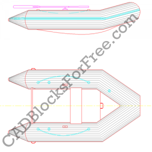 Boat | Free AutoCAD block in DWG