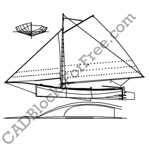Boat | Free AutoCAD block in DWG