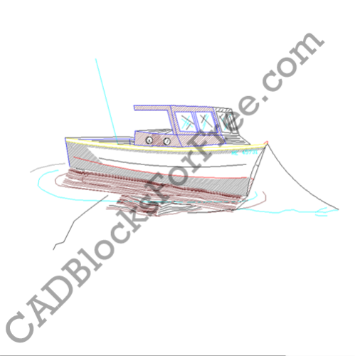 Boats & Watercraft | Free AutoCAD blocks in DWG