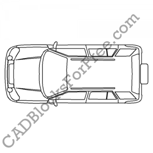Toyota Fortuner | Free AutoCAD block in DWG