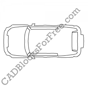 Toyota Land Cruiser | Free AutoCAD block in DWG