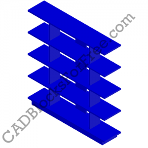 Shelving | Free AutoCAD blocks in DWG
