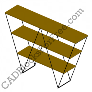 Shelving | Free AutoCAD block in DWG