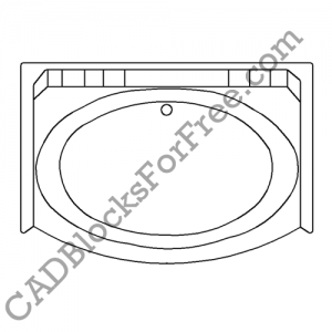 Shower Tray | Free AutoCAD block in DWG