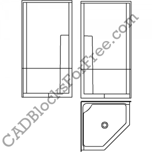 Shower Tray | Free AutoCAD block in DWG