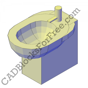 Bidet | Free AutoCAD block in DWG