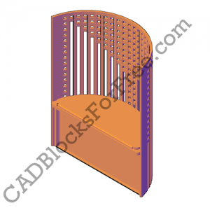 Folding Chair | Free AutoCAD block in DWG