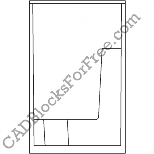 Shower Tray | Free AutoCAD block in DWG