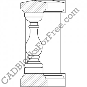 Balusters | Free AutoCAD blocks in DWG
