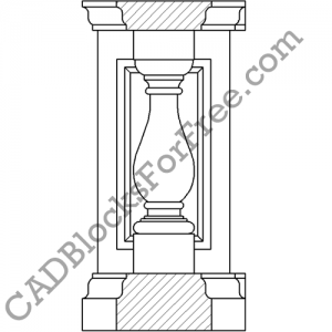 Balusters | Free AutoCAD blocks in DWG