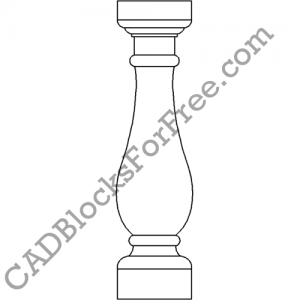 Balusters | Free AutoCAD blocks in DWG